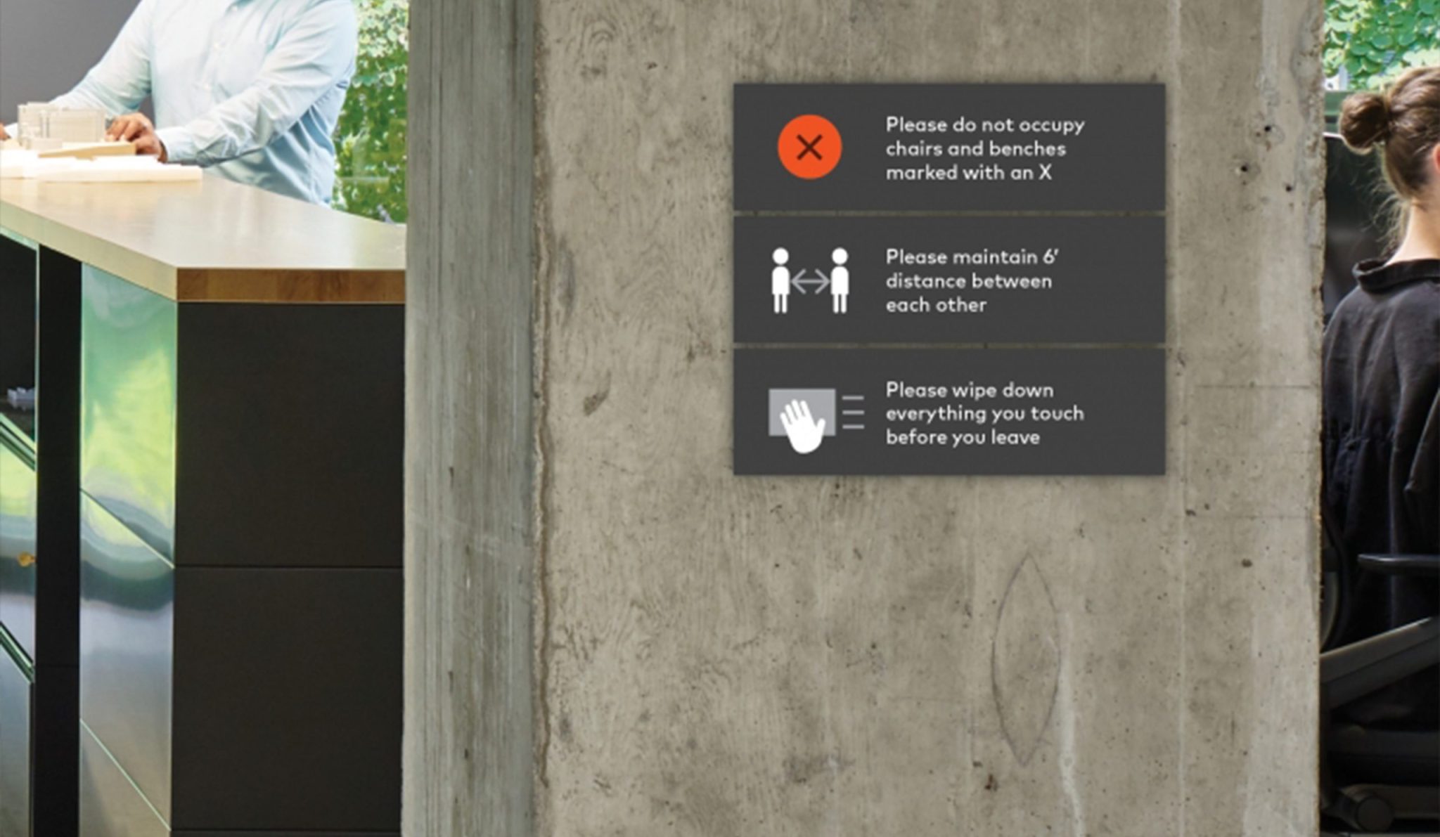 Future Flow Signage for Safety and Wellness - BNIM