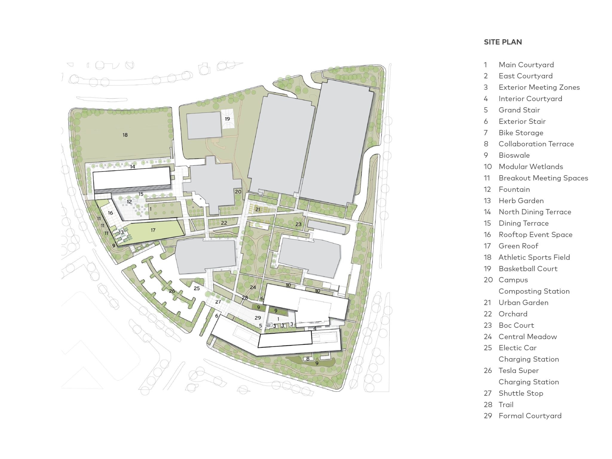 Pacific Center Campus Development – Amenities Building - BNIM
