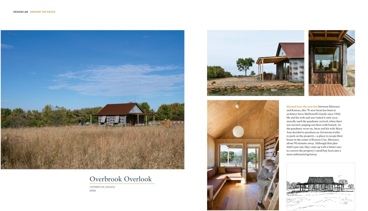 Residential Architecture Magazine covers Overbrook Overlook - BNIM